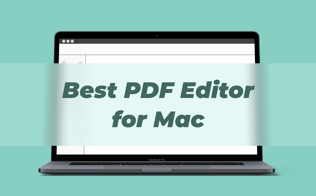 7 Best PDF Editor For Mac Free MacOS Ventura Supported