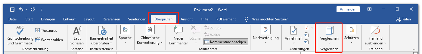 Zwei PDF-Dateien vergleichen | SwifDoo PDF