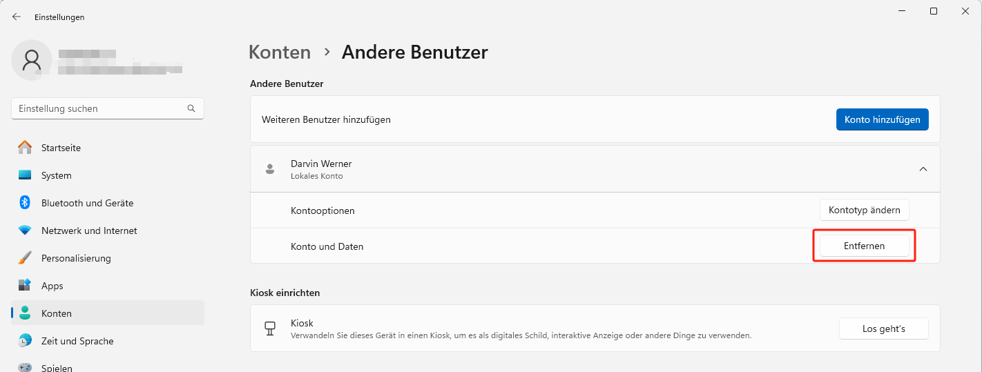 Wie kann man Microsoft Konto löschen – unter Windows 10/11