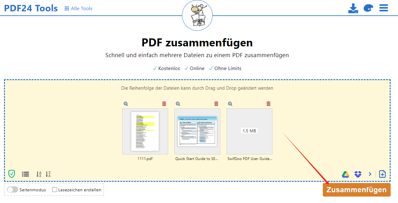 PDFs unter Windows zusammenfügen: 4 schnellste Wege