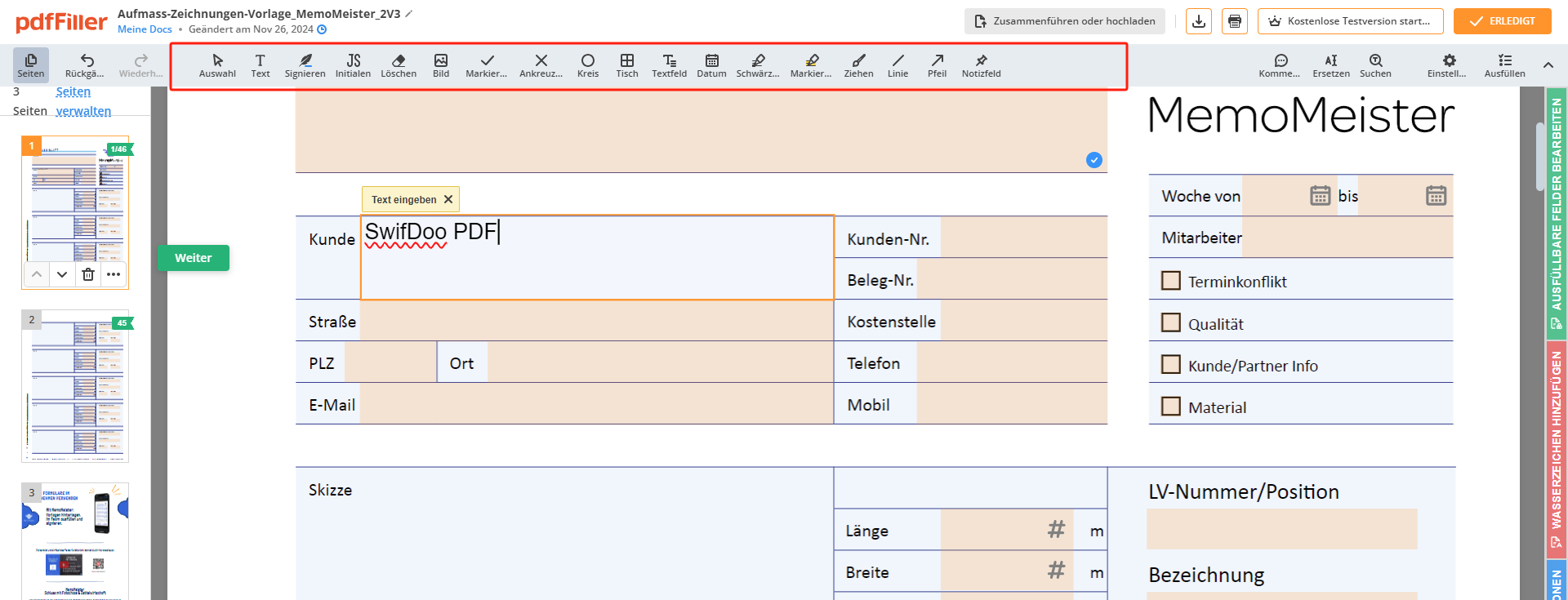 Die 6 besten Tools: PDF ausfüllen unter Windows/Mac/Online