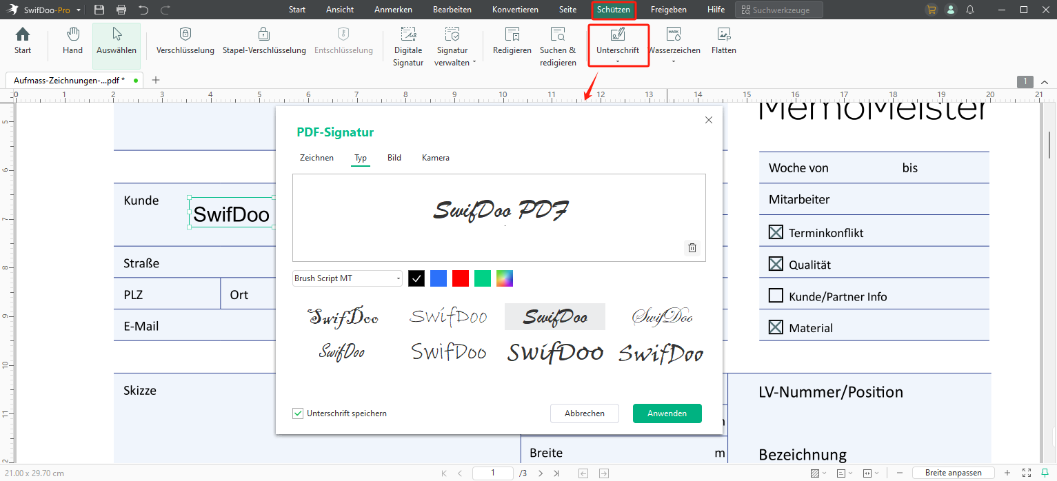 Die 6 besten Tools: PDF ausfüllen unter Windows/Mac/Online